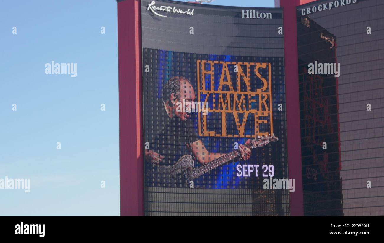 Las Vegas, Nevada, USA 16th May 2024 Composer/Musician Hans Zimmer Live ...