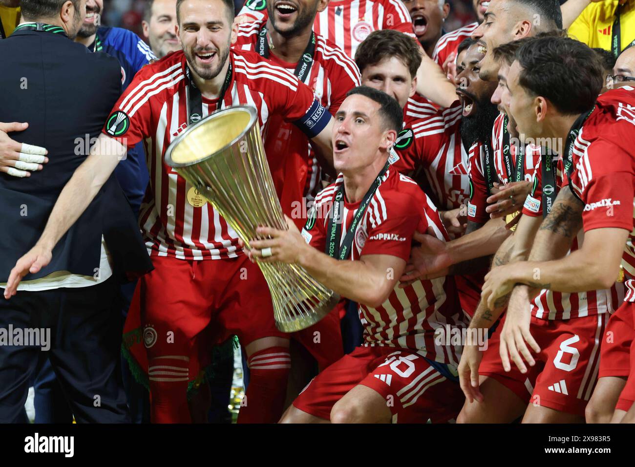 Atene, Atene, Grecie. 29th May, 2024. Chiquinho of Olympiacos FC during ...