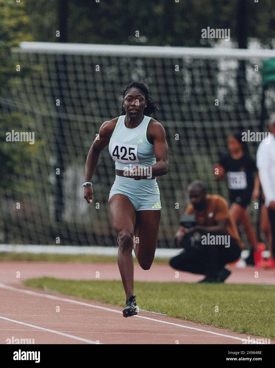 Stratford, United Kingdom. 26 May, 2024. Esther Fuja of Belgrave ...