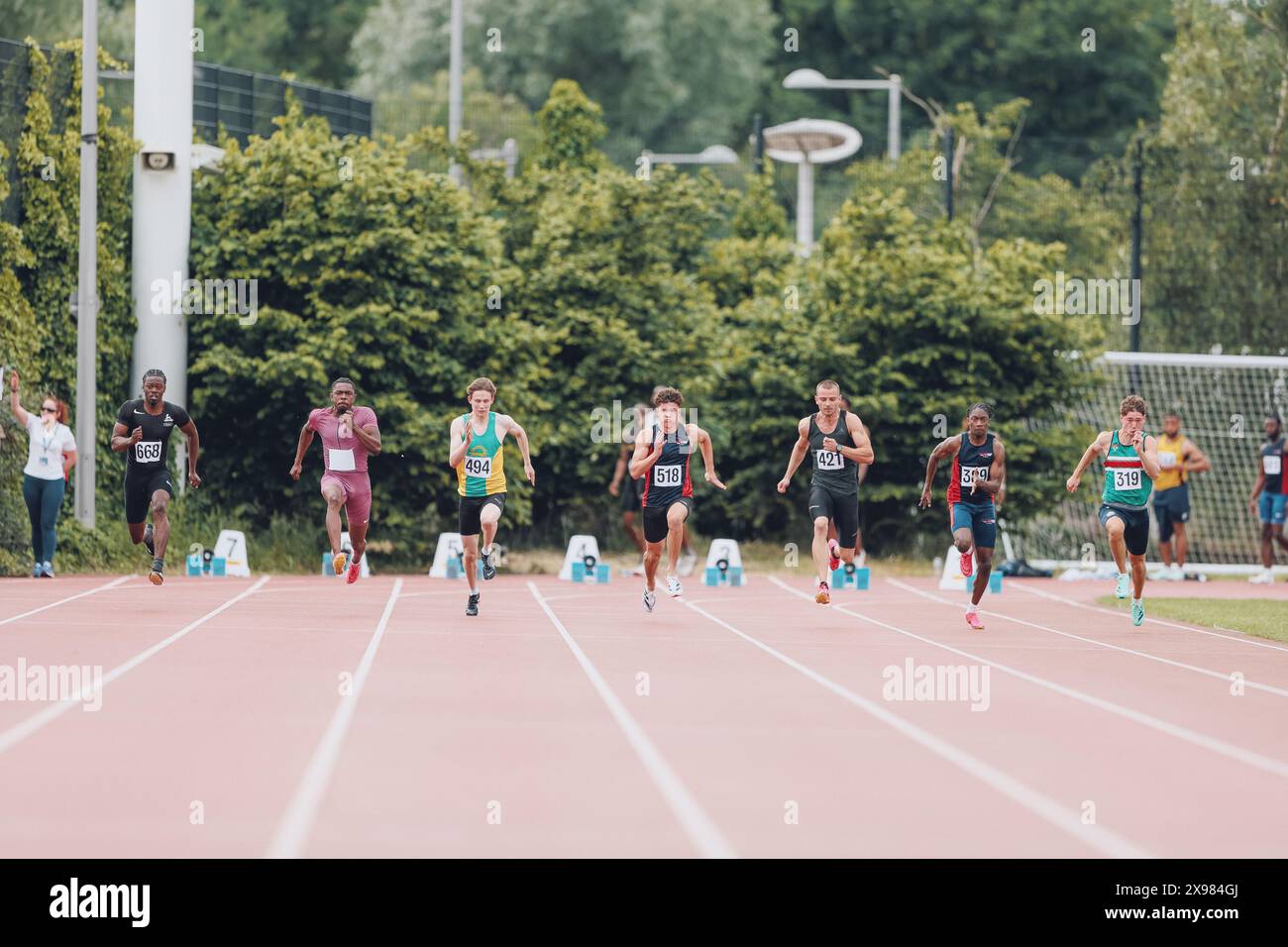 Stratford, United Kingdom. 26 May, 2024. (Left to Right) Patrick Pearce ...