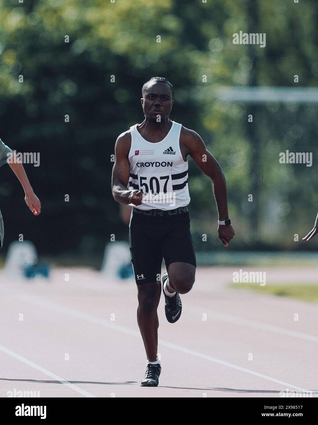 Stratford, United Kingdom. 26 May, 2024. Jesaiah Richards of Croydon ...