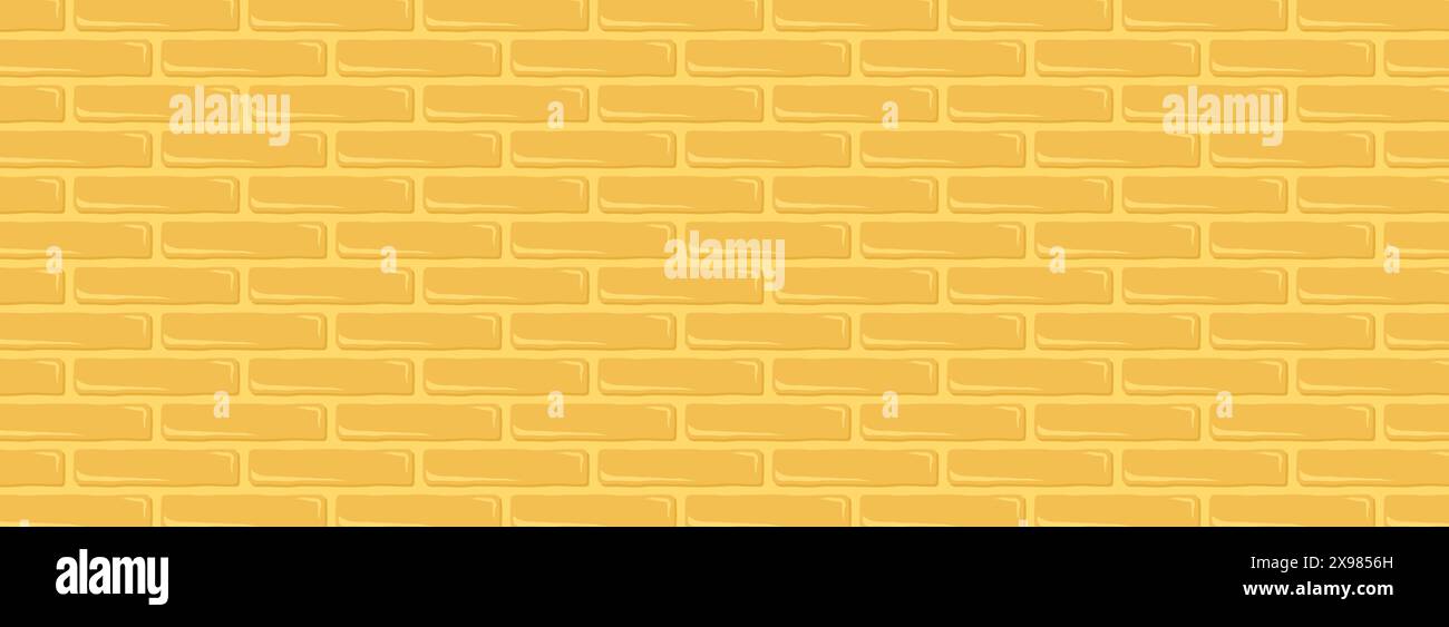 Gold brick wall background, flat vector illustration Stock Vector Image & Art - Alamy