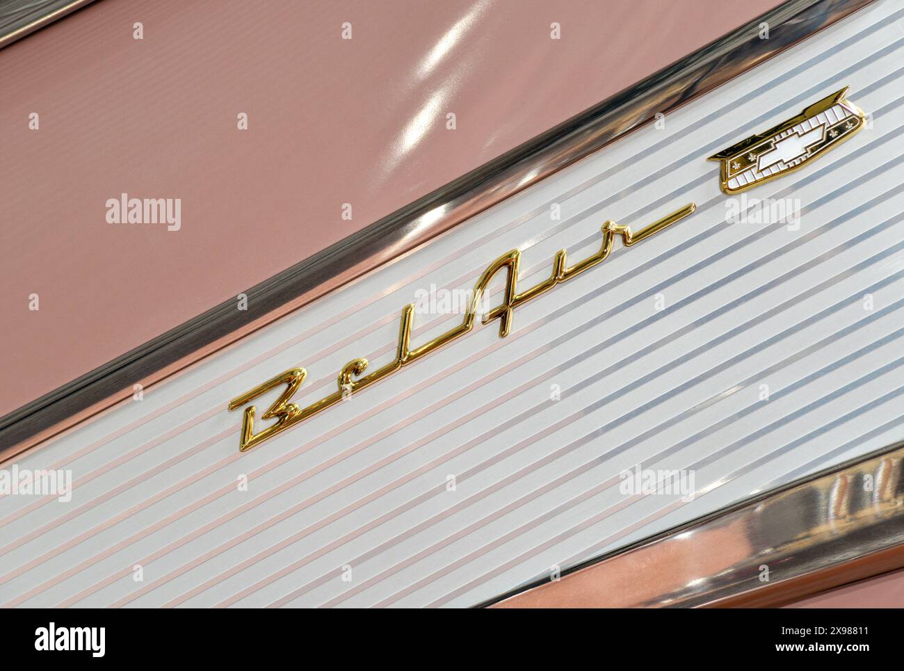 1957 Chevrolet Bel Air on display at the LeMay Collections at Marymount ...