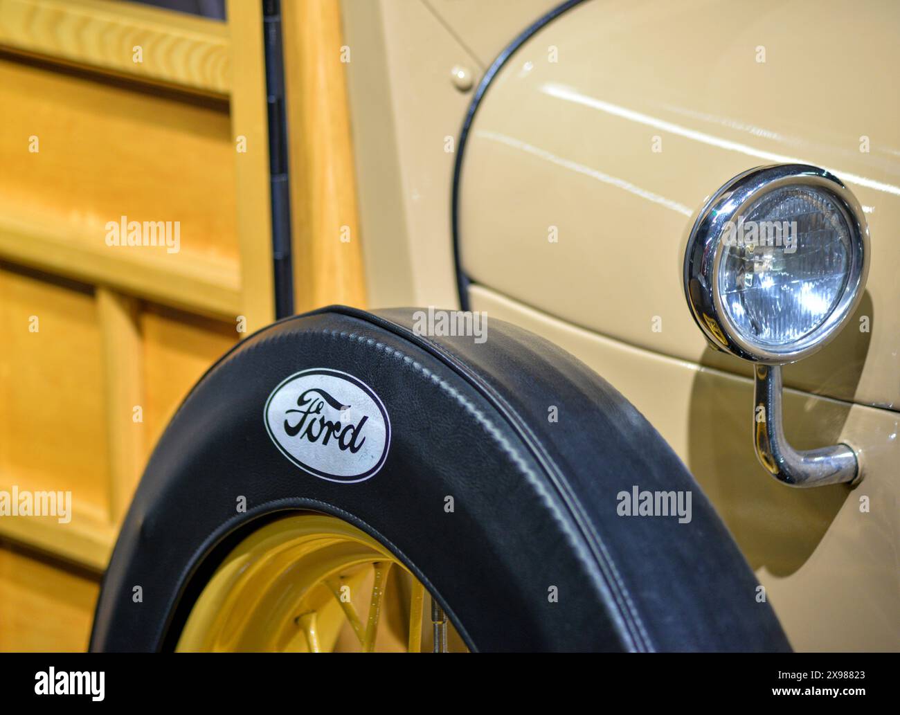 1929 Ford Model A Station Wagon on display at the LeMay America's Car ...