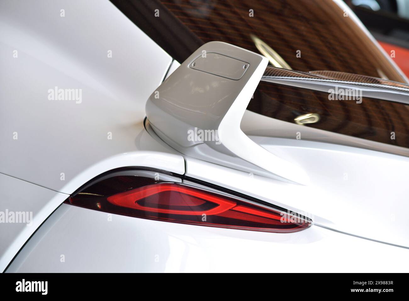 2020 Toyota GR Supra on display at the LeMay America's Car Museum in ...