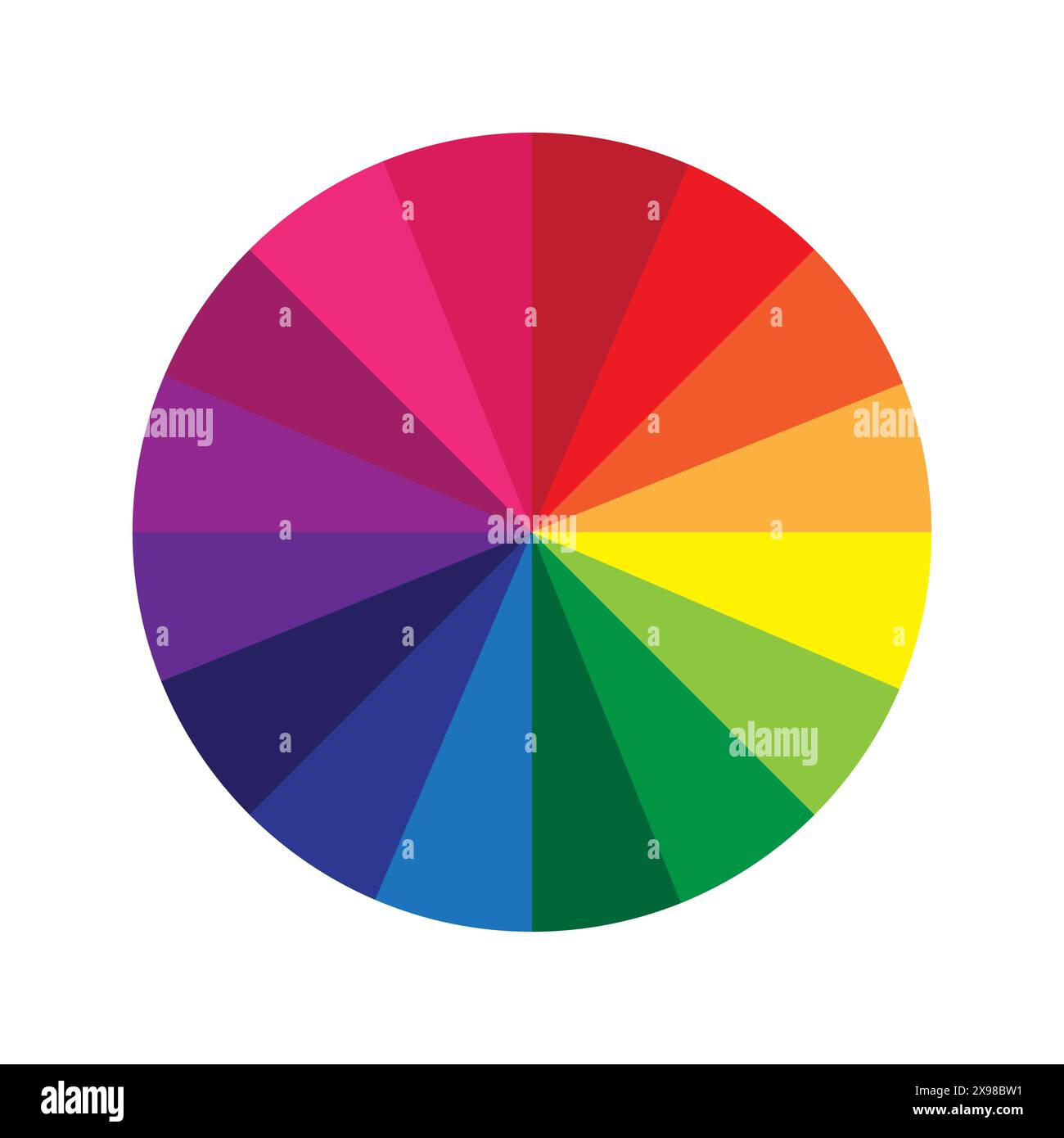Color wheel icon. Bright spectrum vector. Circular rainbow illustration ...
