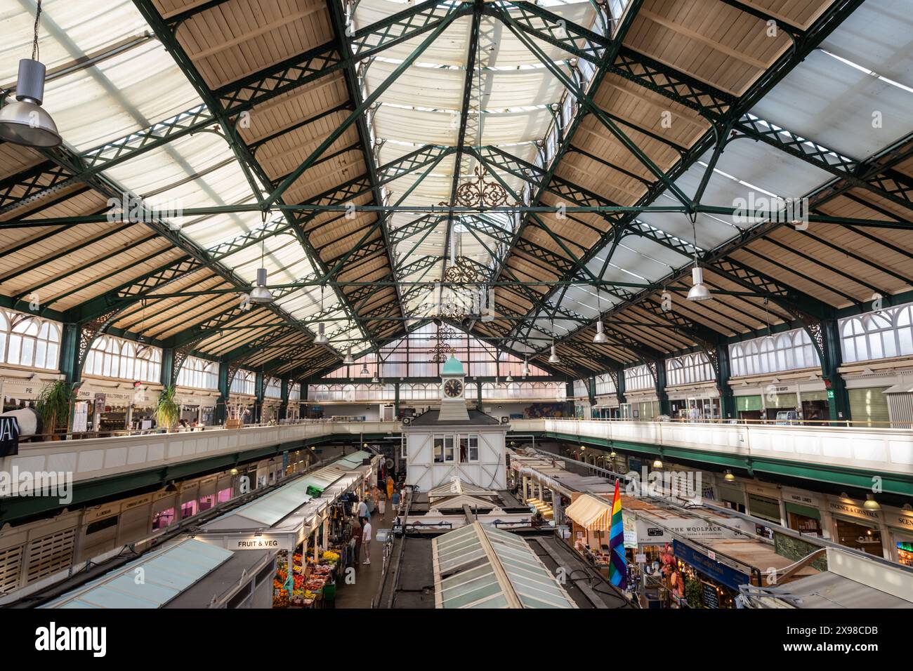 The market hall, Cardiff, Wales, UK 2023 Stock Photo - Alamy