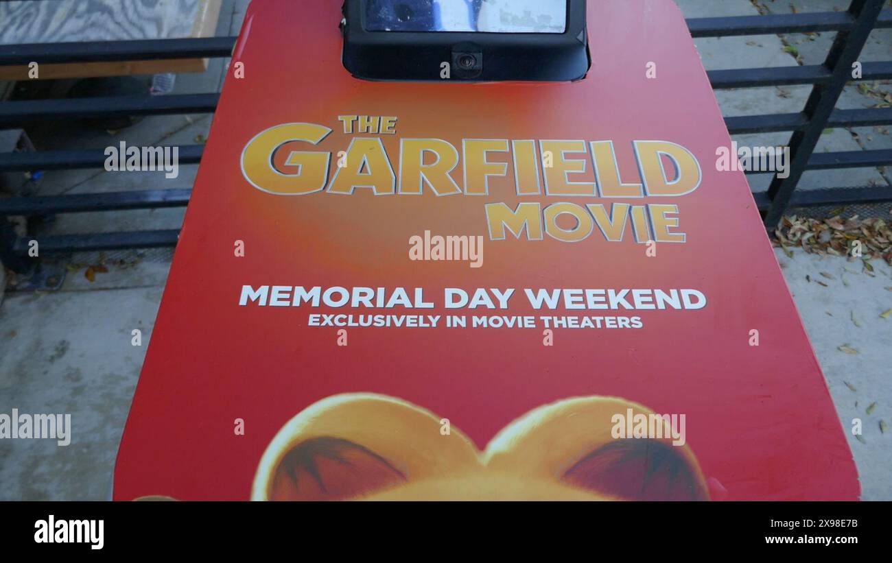 Los Angeles, California, USA 25th May 2024 The Garfield Movie Delivery ...