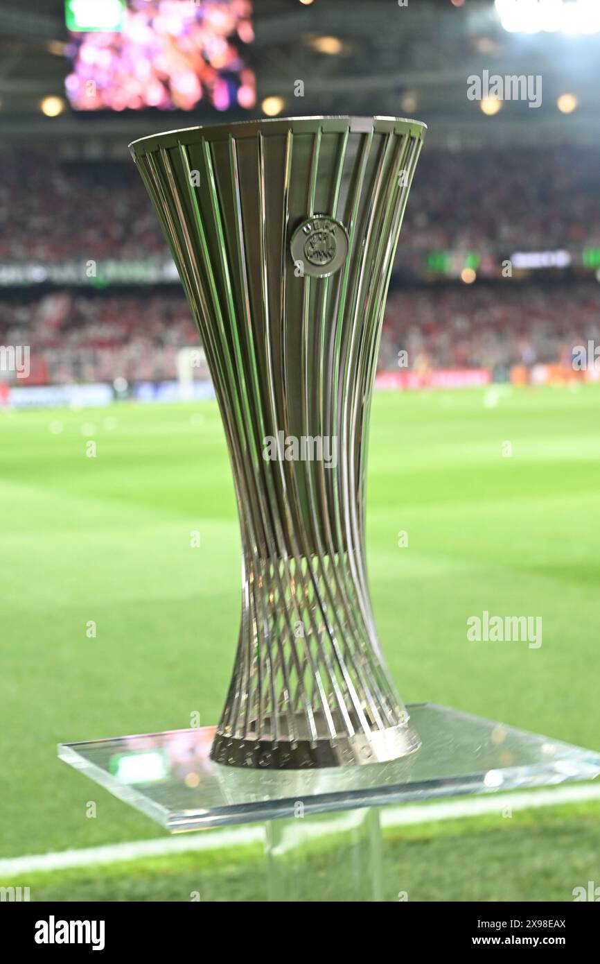 Conference League Trophy during the UEFA Europa Conference League Final ...