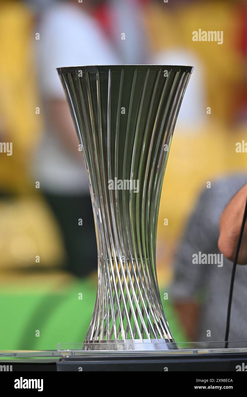Conference League Trophy during the UEFA Europa Conference League Final ...