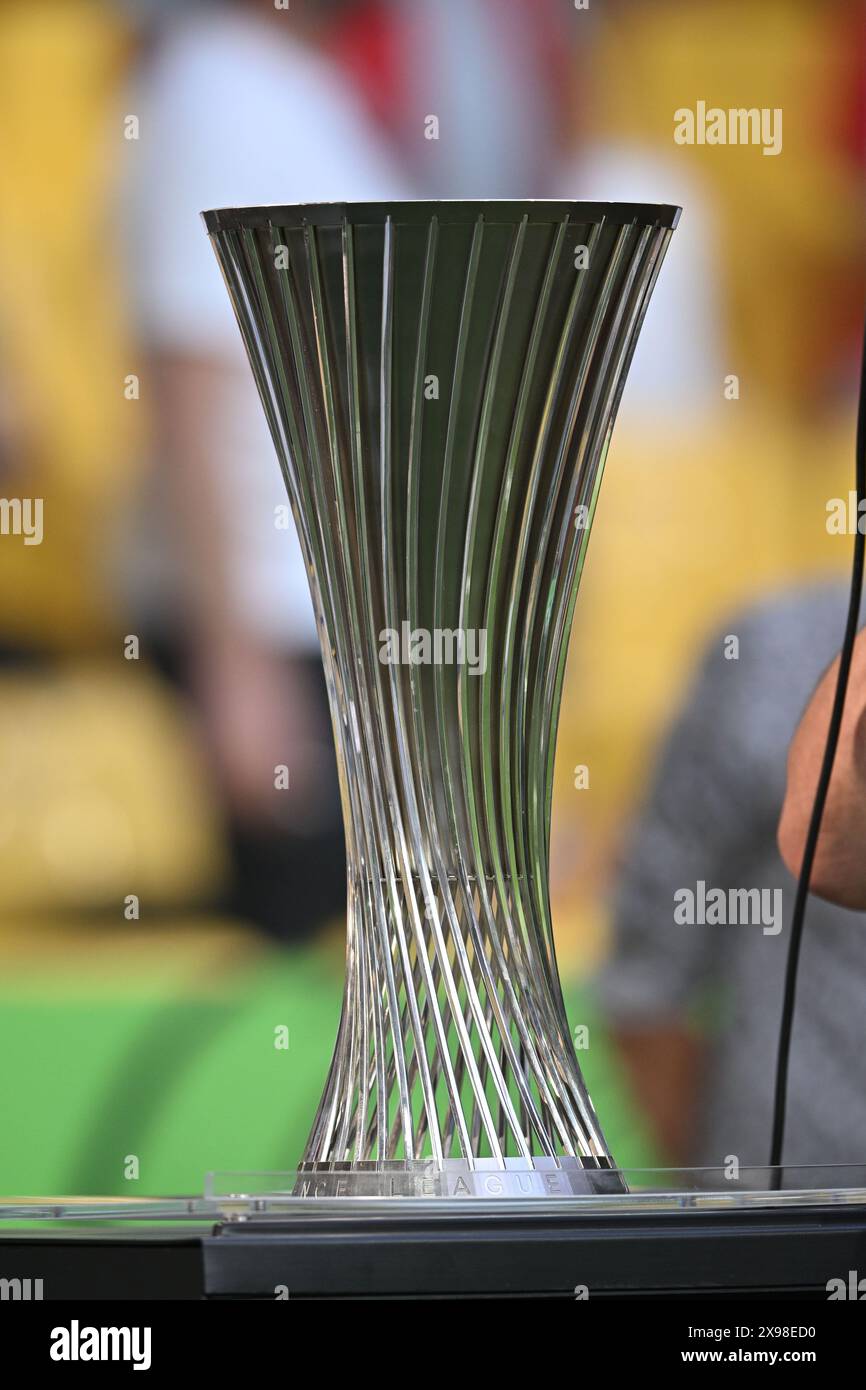 Conference League Trophy during the UEFA Europa Conference League Final ...