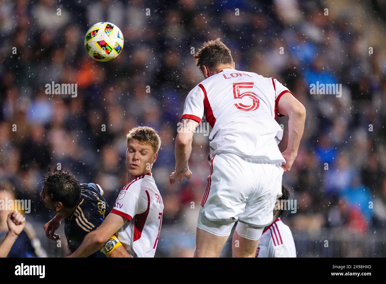 Chester, Pennsylvania, USA. 29th May, 2024. Toronto FC Defender Kevin ...