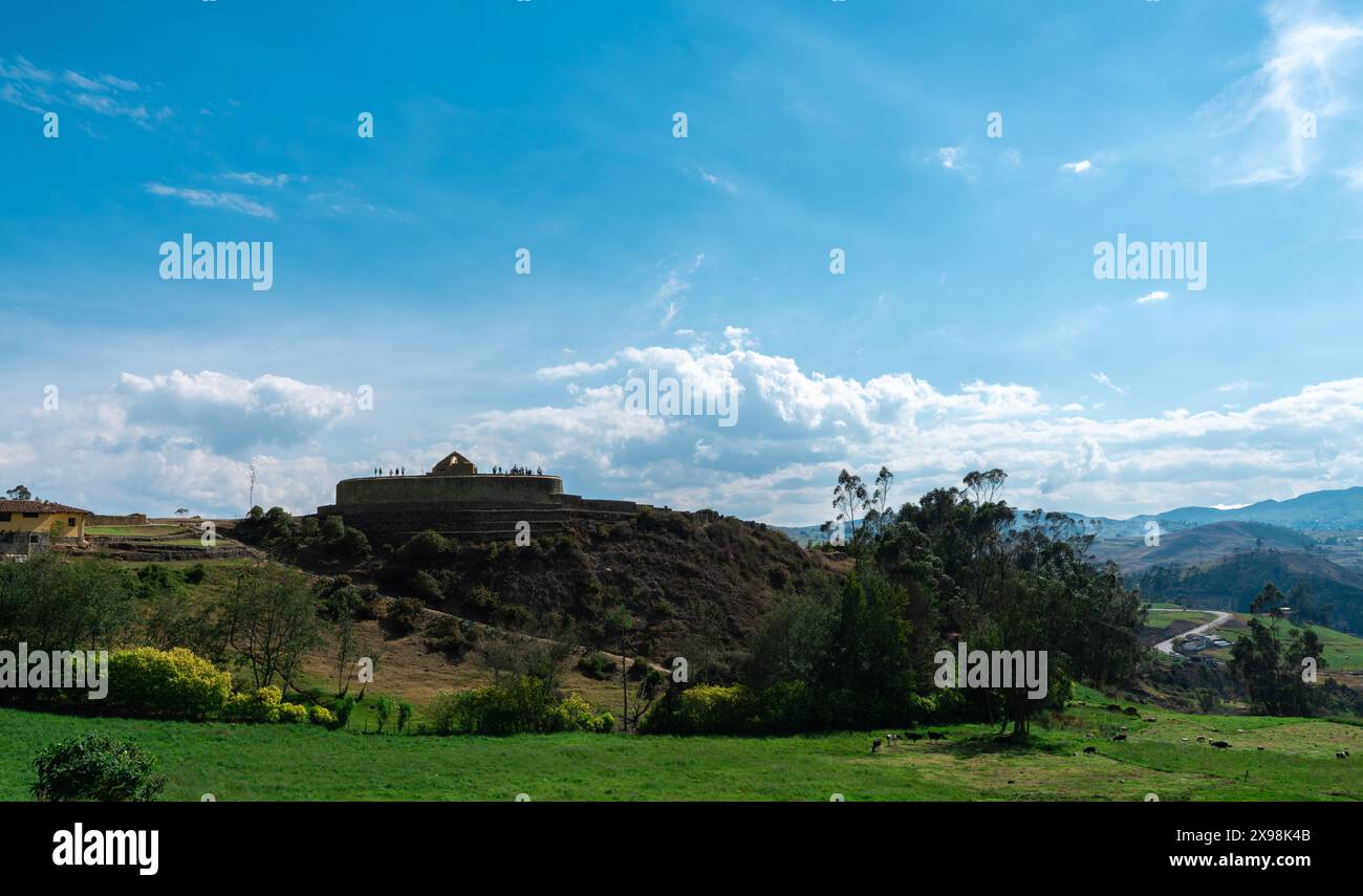 Ingapirca, Inca archaeological site in Ecuador, South America. Temple ...
