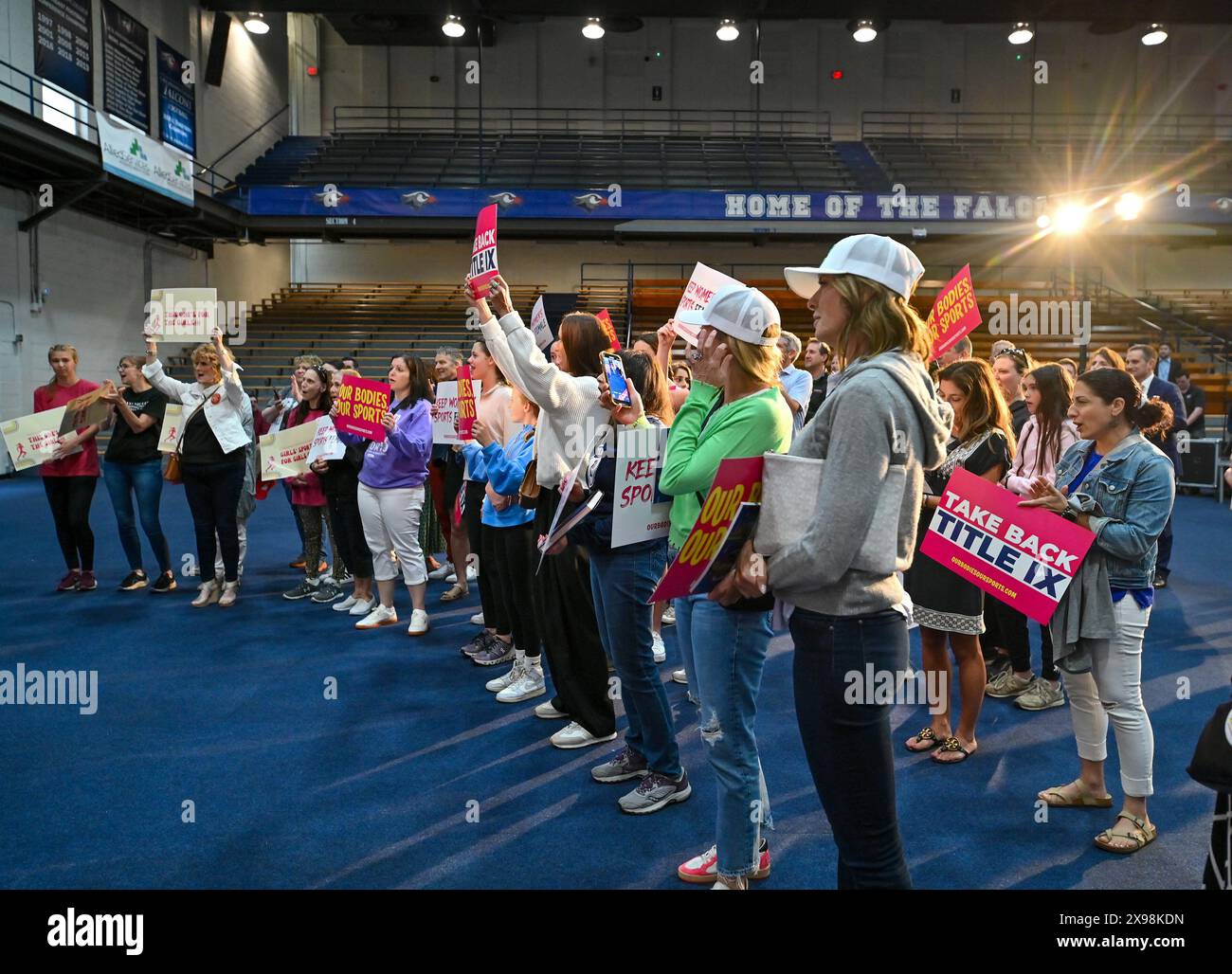 Scranton, United States. 29th May, 2024. An audience of mostly women ...