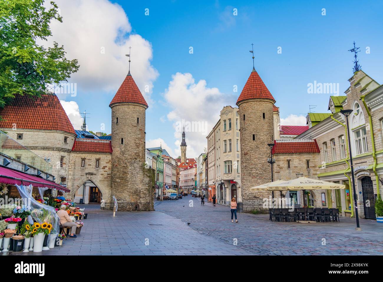 Viru Gate at Taillinn, Estonia Stock Photo - Alamy