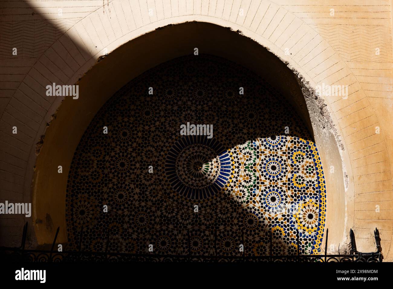 Architectural details and Moroccan, Arabian design around the ancient ...