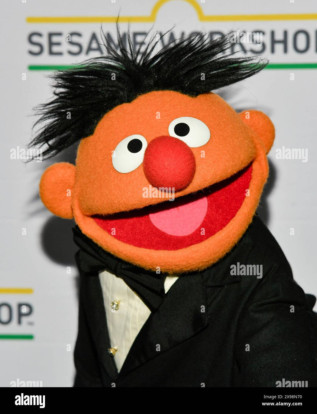 Muppet character Ernie at the Sesame Workshop benefit gala at Cipriani ...