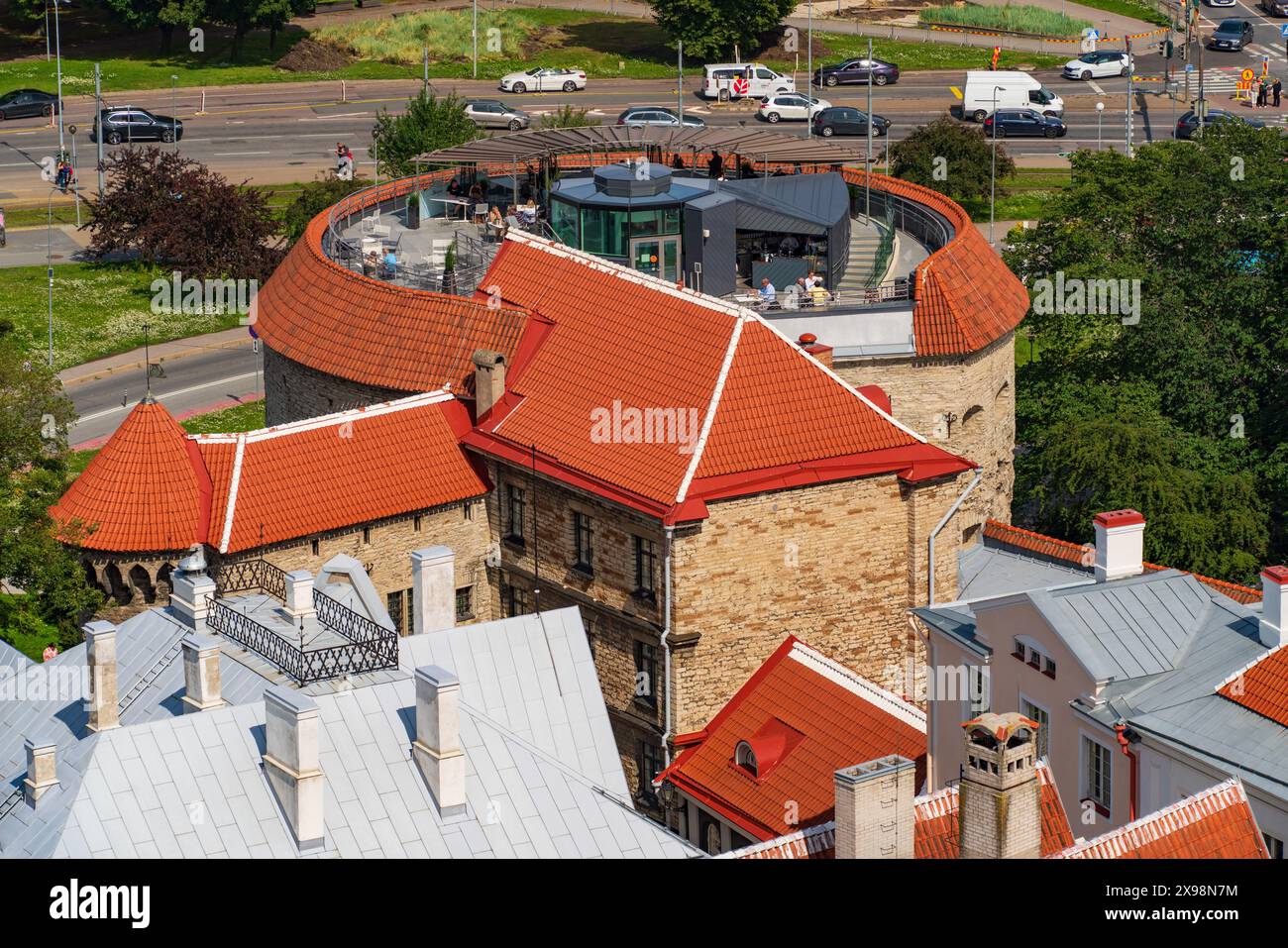Fat Margaret Tower and Estonian Maritime Museum in Tallinn, Estonia ...