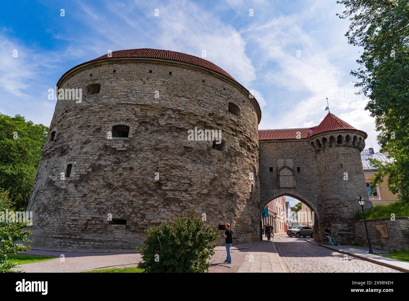 Fat Margaret Tower and Estonian Maritime Museum in Tallinn, Estonia ...