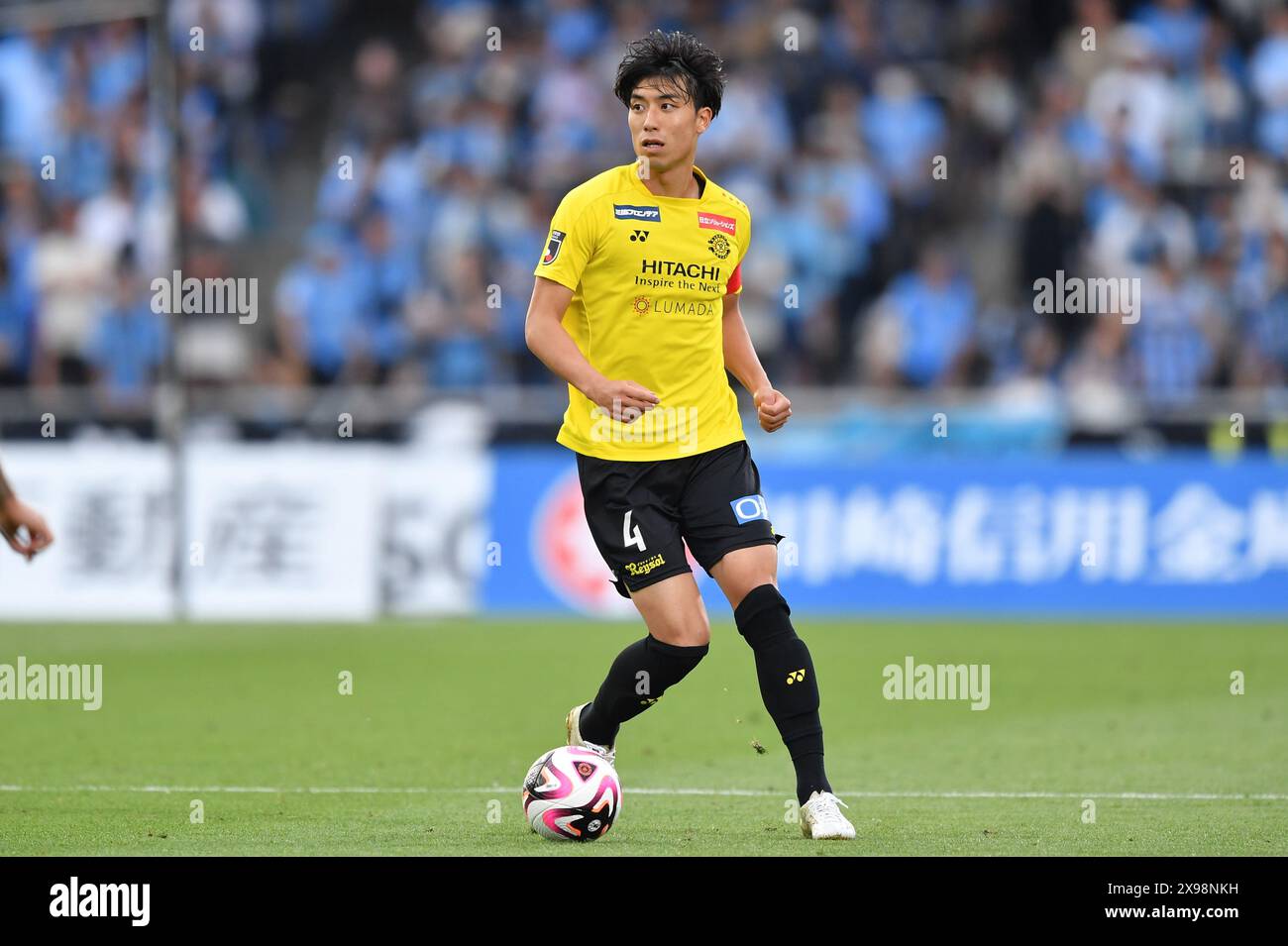 Kanagawa, Japan. 25th May, 2024. Kashiwa Reysol's Taiyo Koga during the 2024 J1 League match ...