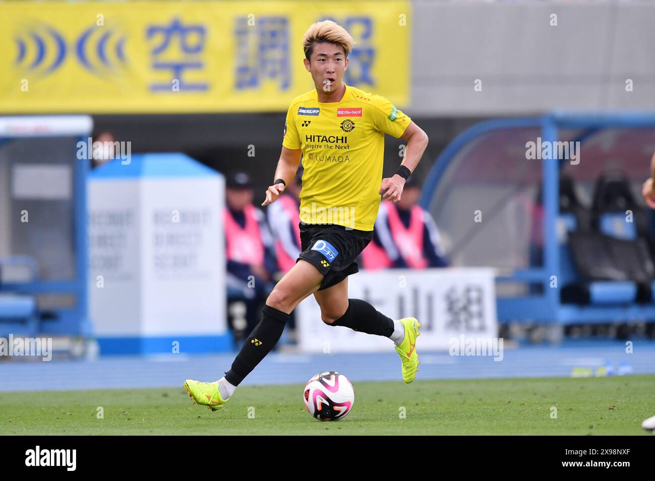 Kanagawa, Japan. 25th May, 2024. Kashiwa Reysol's Hiroki Sekine during the 2024 J1 League match ...