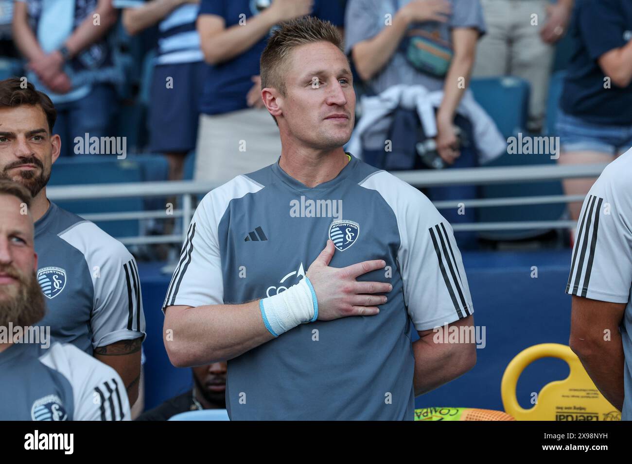 Kansas City, KS, USA. 29th May, 2024. Sporting Kansas City goalkeeper ...
