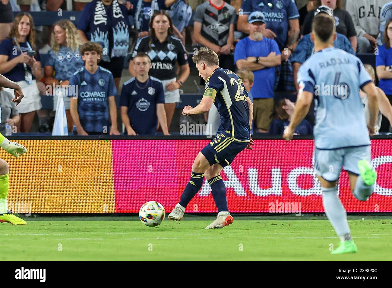 May 29, 2024:Vancouver Whitecaps FC forward Ryan Gauld (25) kicks a ...
