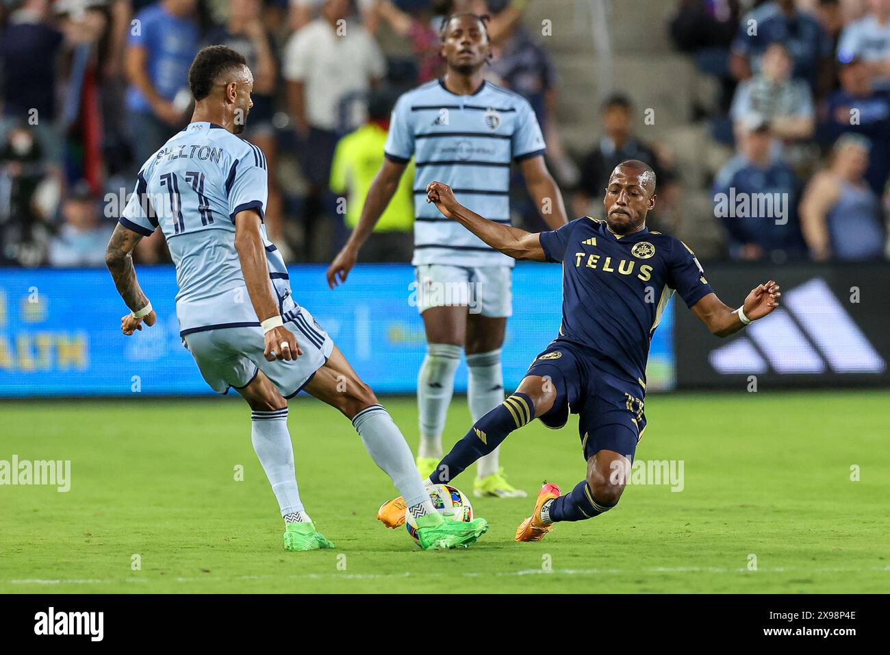 May 29, 2024: Vancouver Whitecaps FC forward Fafa Picault (11) (right ...