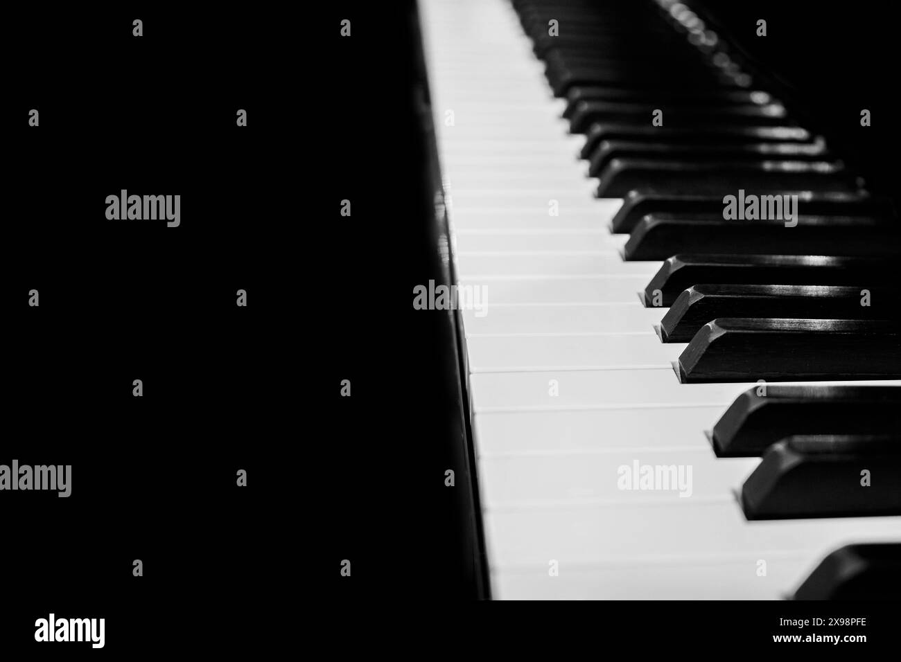 Piano keyboard background musical instrument Stock Photo - Alamy
