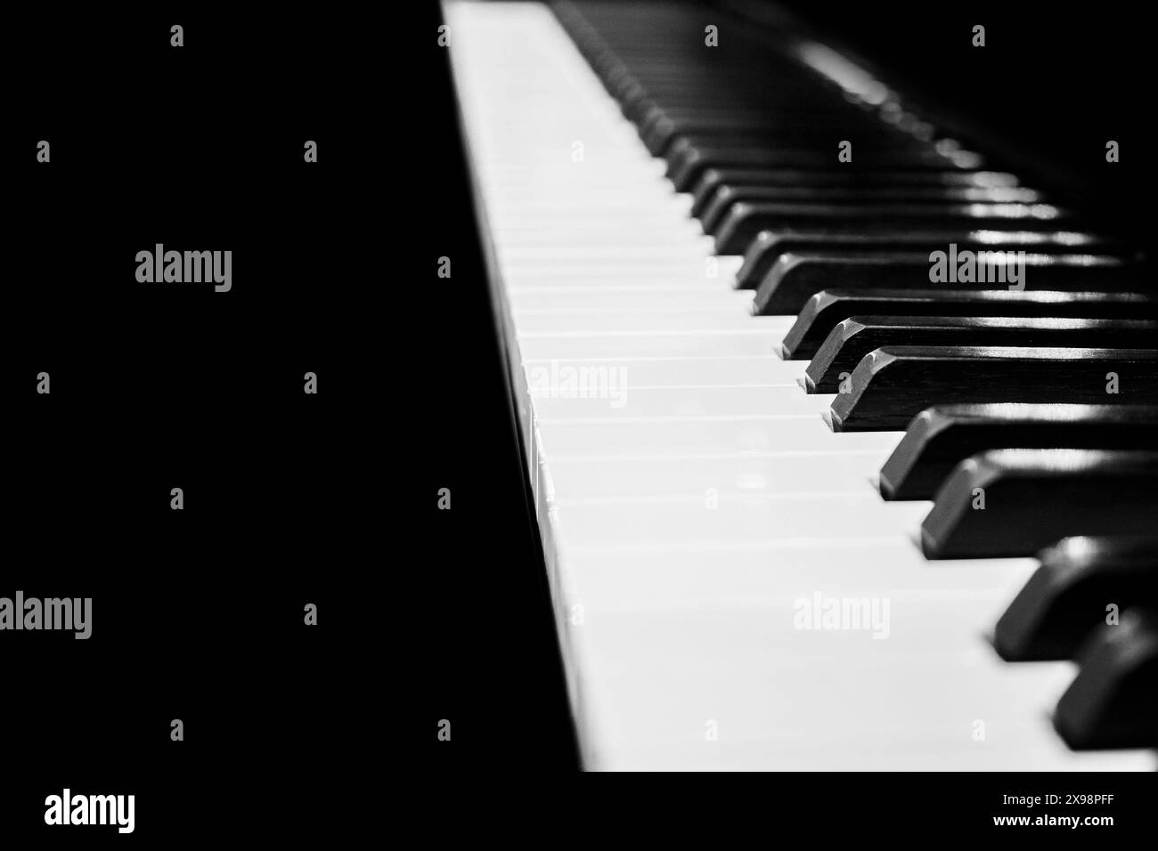 Piano keyboard background musical instrument Stock Photo - Alamy