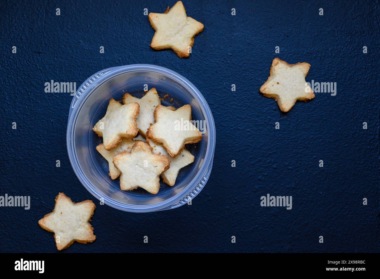 Star Shaped Shortbread Biscuits, Sweets and Confectionery, Delicious ...