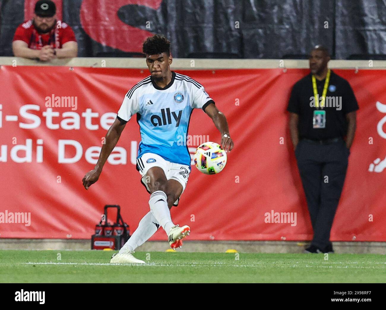Harrison, NJ, USA. 29th May, 2024. Charlotte FC defender Adilson ...