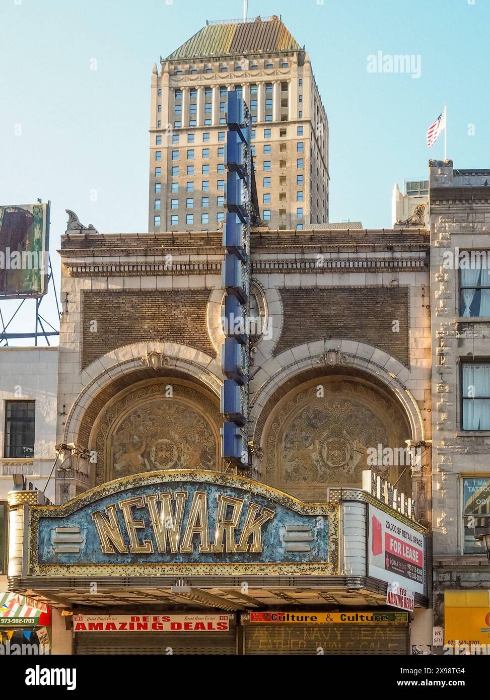 Historic Beaux Arts Paramount theater in Newark, New Jersey Stock Photo ...