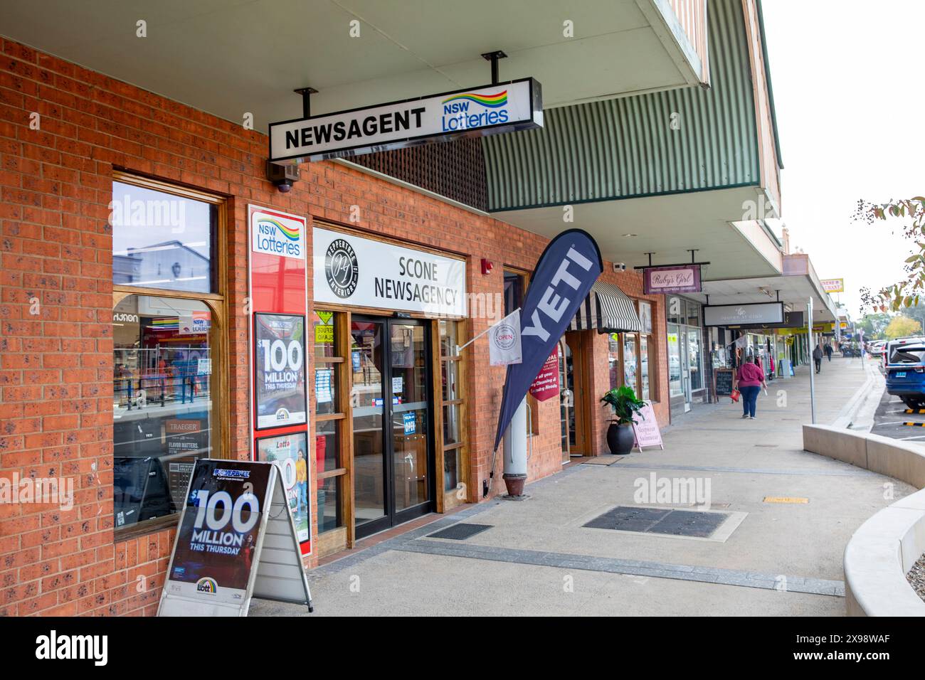 Scone town centre, regional australian country town in the Hunter ...