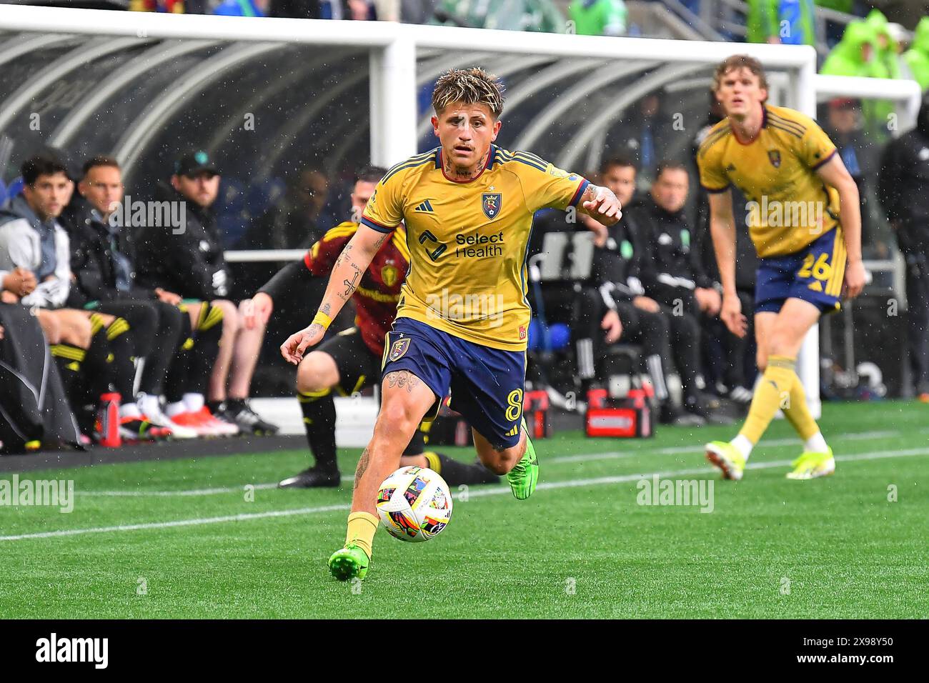 May 29, 2024: Real Salt Lake midfielder Diego Luna (8) during the MLS ...