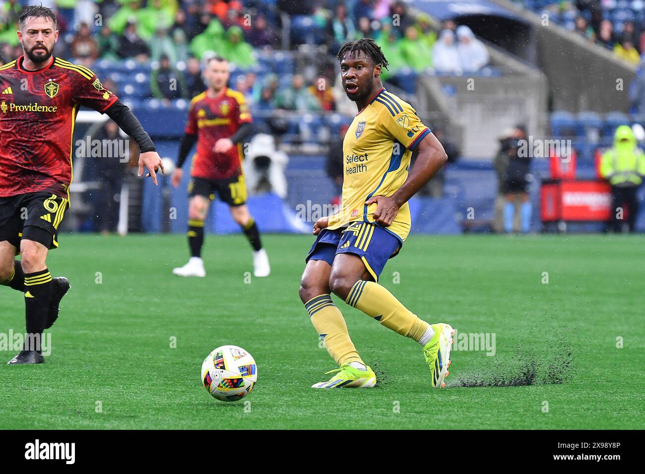 May 29, 2024: Real Salt Lake midfielder Emeka Eneli (14) during the MLS ...