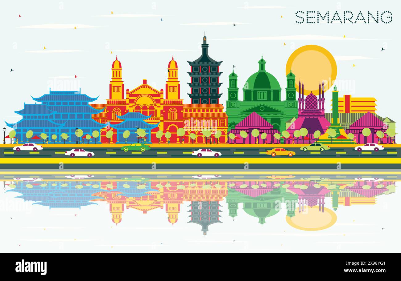 Indonesia central java view Stock Vector Images - Alamy