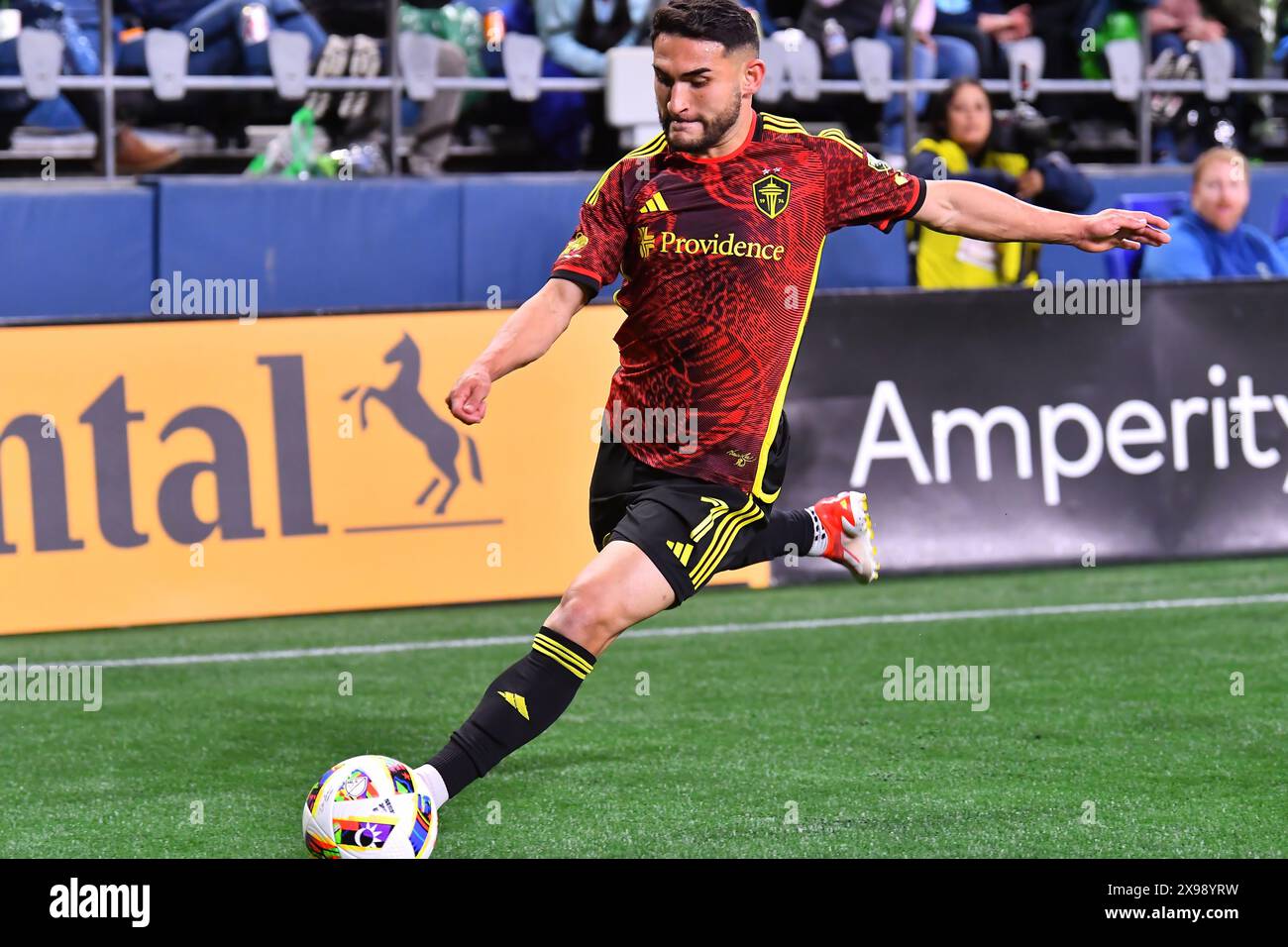 May 29, 2024: Seattle Sounders midfielder Cristian Roldan (7) during ...