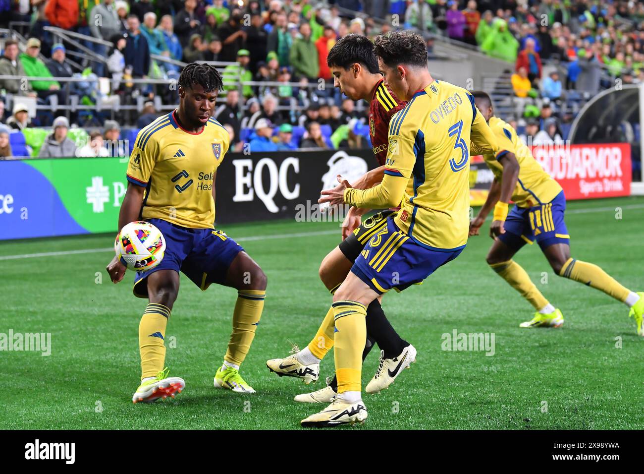 May 29, 2024: Real Salt Lake midfielder Emeka Eneli (14) during the MLS ...