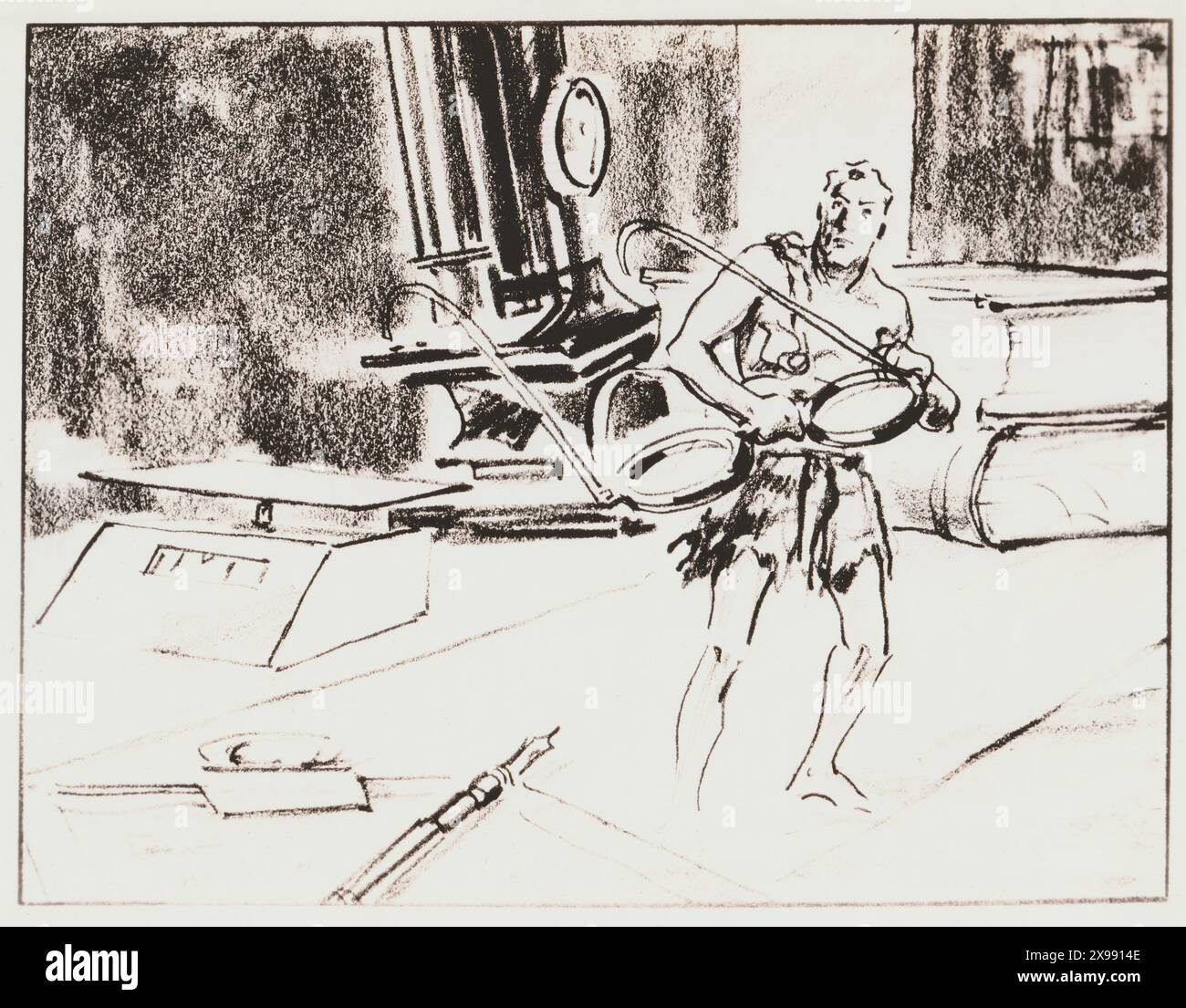 Dr. Cyclops (Paramount, 1940). Ernest Schoedsack. Production Sketch ...