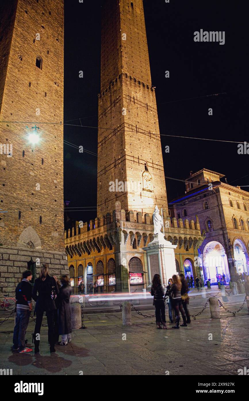Twin Towers, Bologna, Italy Stock Photo - Alamy