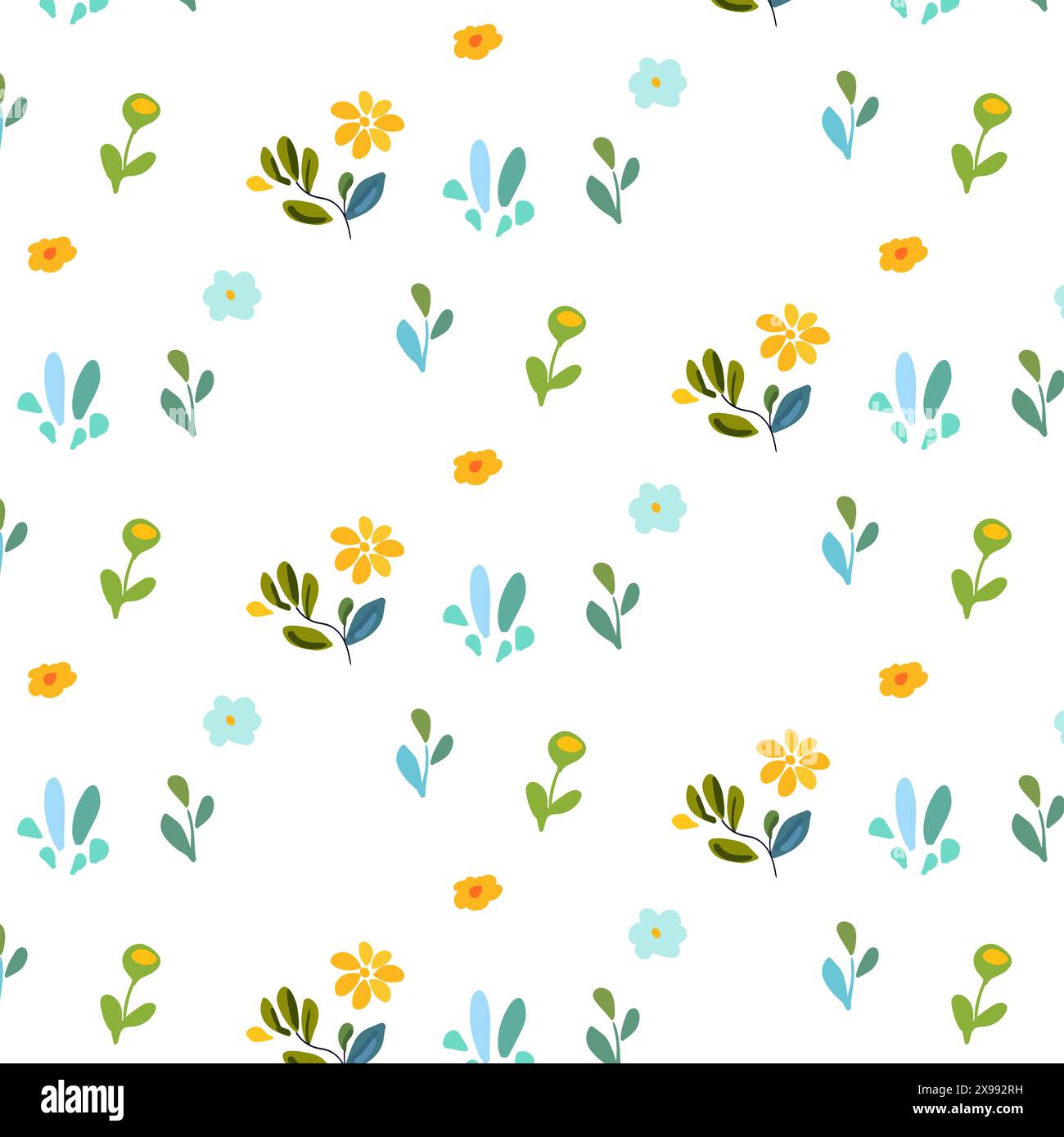 Print. Vector illustrationSeamless pattern featuring simple, bright ...
