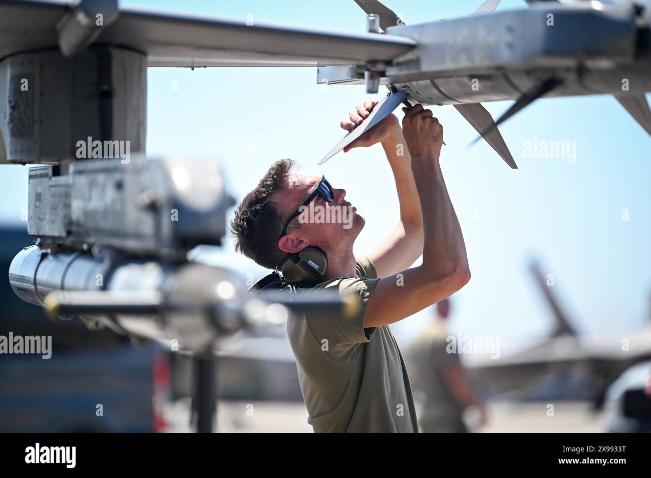 U.S. Air Force Senior Airman Brett Egan, 79th Fighter Generation ...
