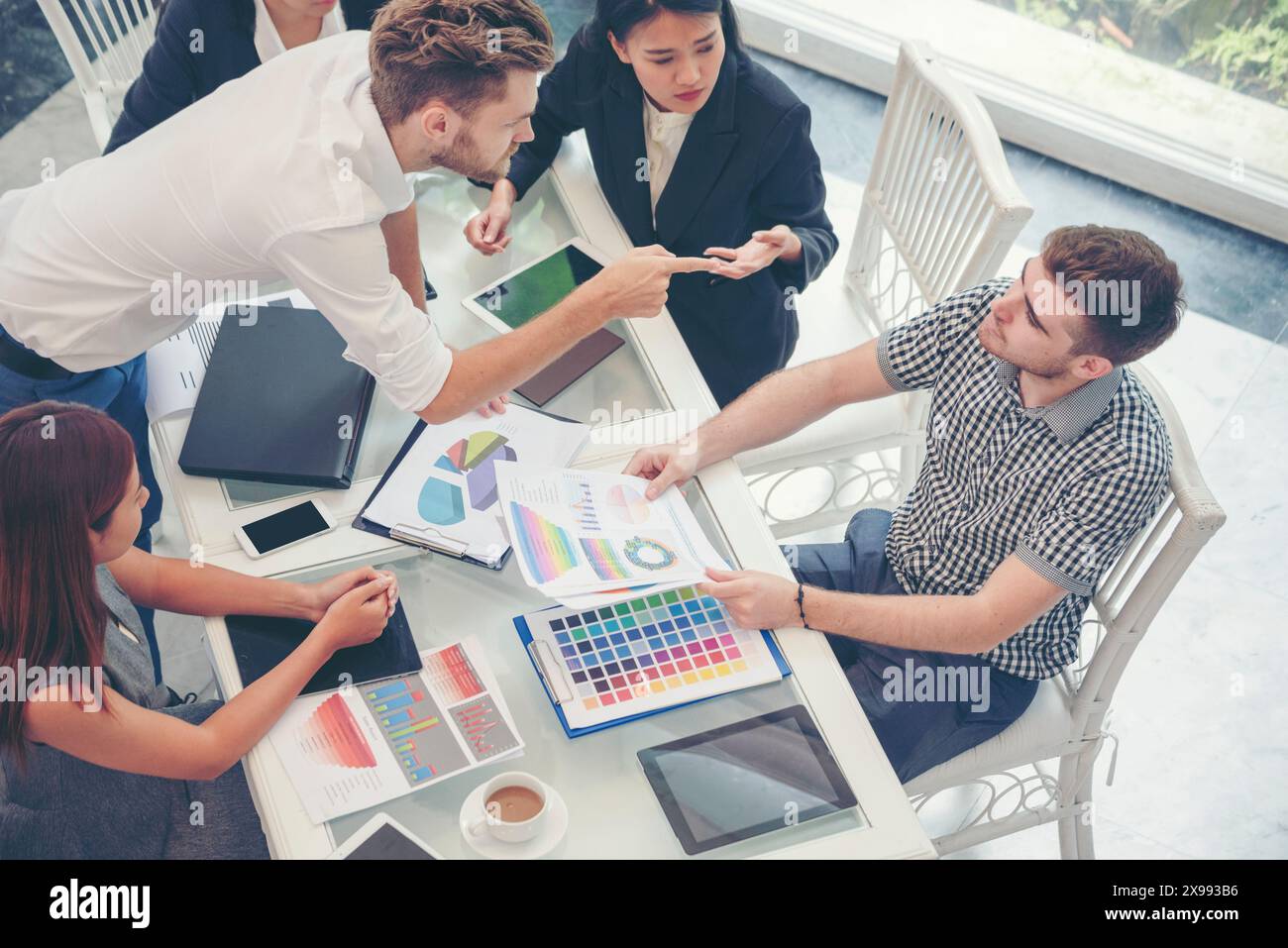 Multi Ethnics Teamwork Collaboration Team Meeting Communication concept ...