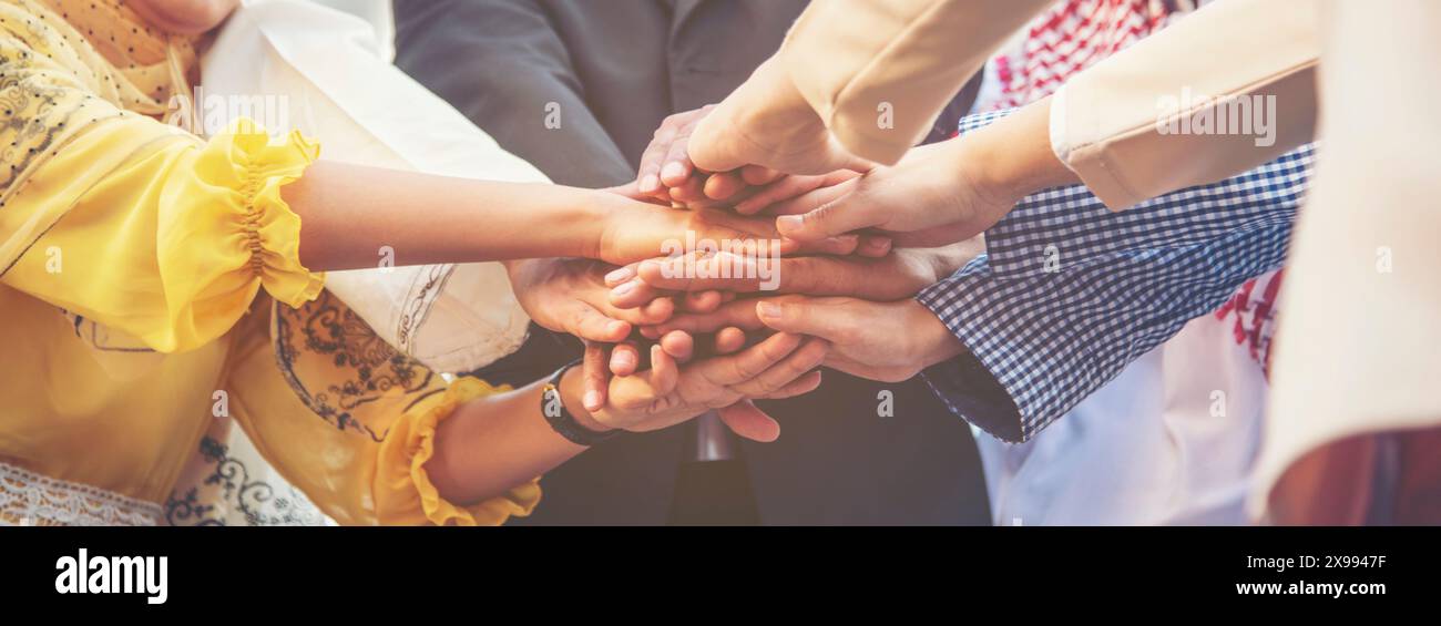 Group of people diversity multiethnic teamwork collaboration team ...