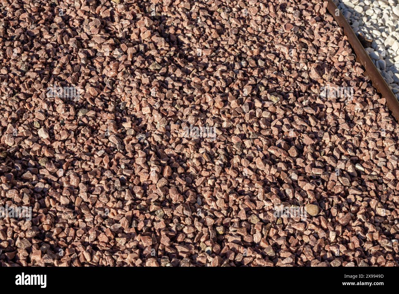 small bright pebbles and gravel as background or texture Stock Photo ...