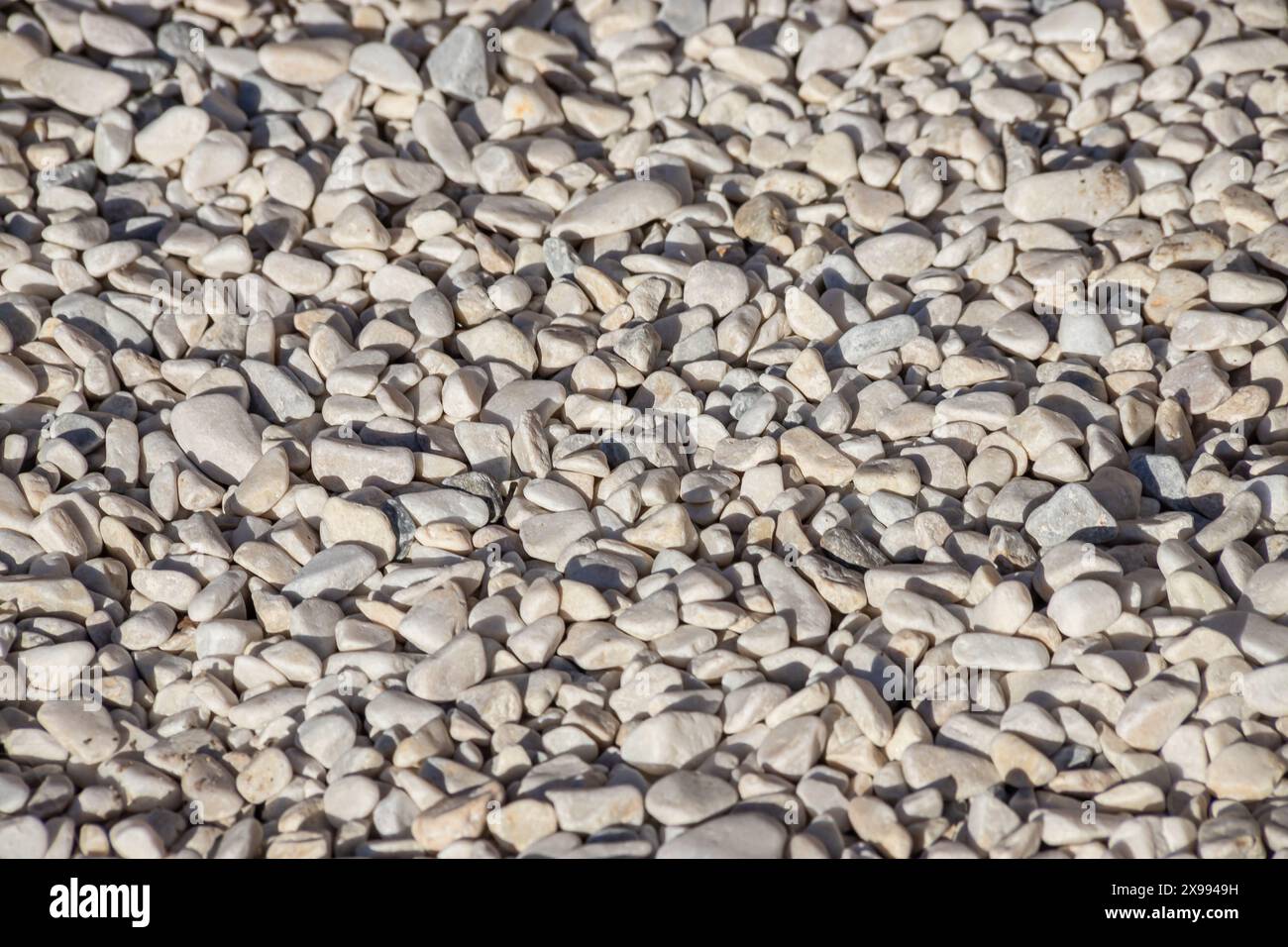 small bright pebbles and gravel as background or texture Stock Photo ...