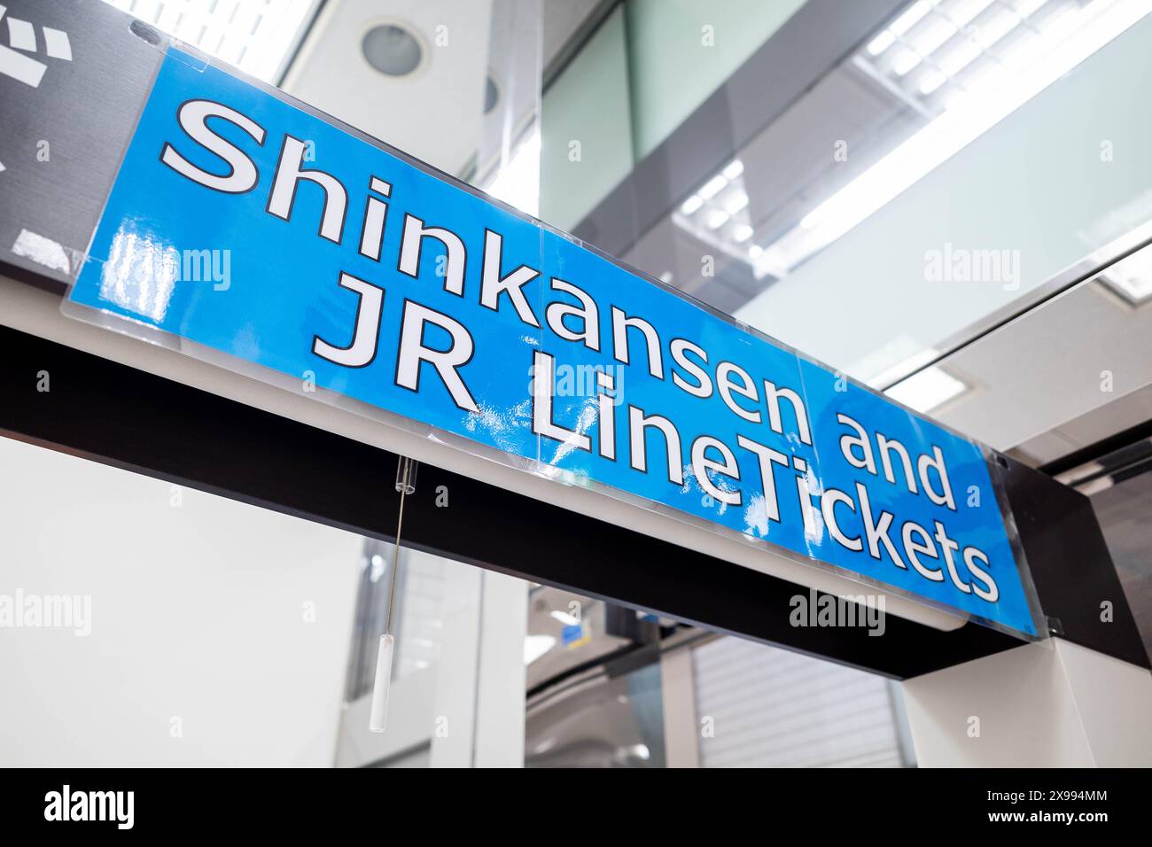 Shizuoka, Japan - November 11 2023 : Signage for Shinkansen and JR ...