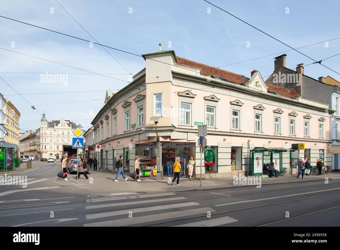 Graz, Austria - Zentralsparkasse bank branch by Günther Domenig (later ...