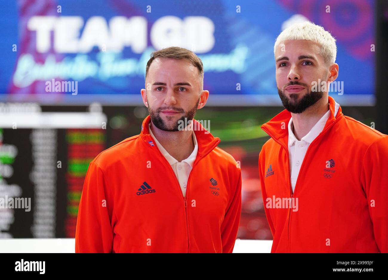 Team GB's Ben Lane and Sean Vendy during the Team GB Paris 2024 ...